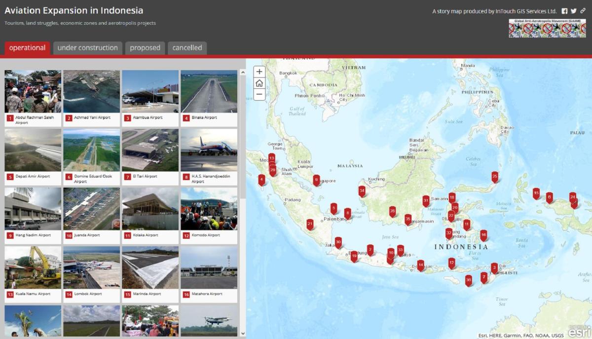 Mapping aviation expansion in Indonesia
